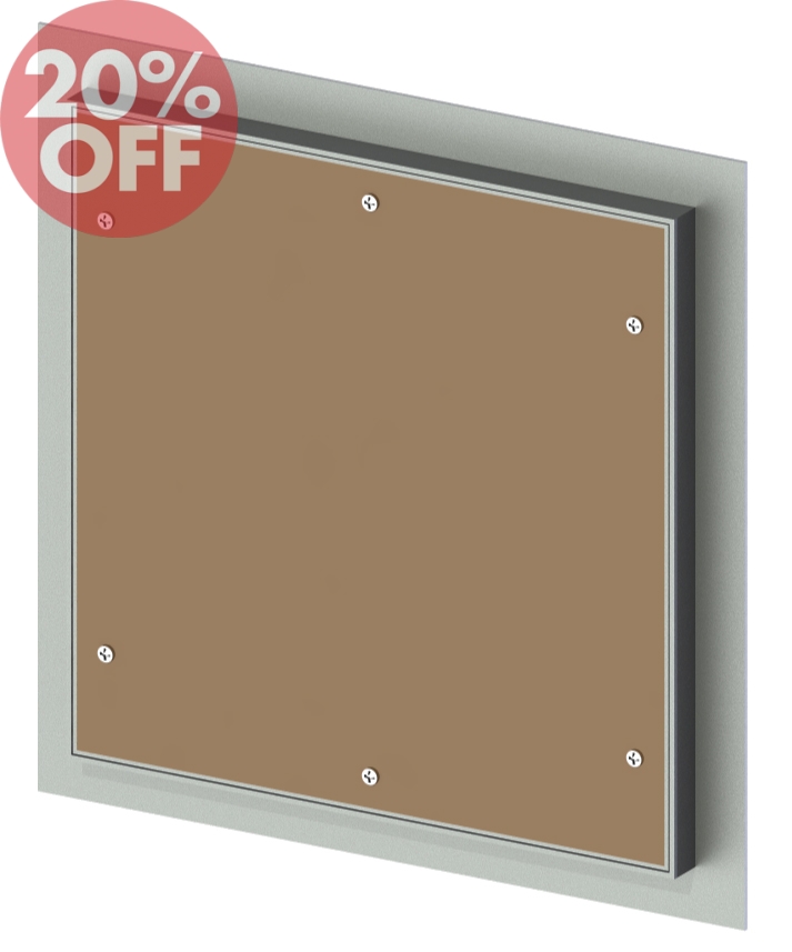 Recessed Drywall Aluminum Access Door - Elmdor ADW - AccessDoorSupply